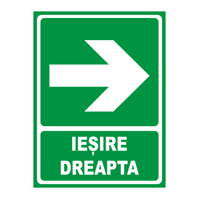 Indicator Iesire spre dreapta - GravatPlacute.ro
